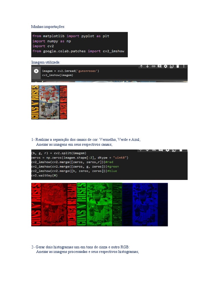 Tratamento de Imagem Com Python | PDF