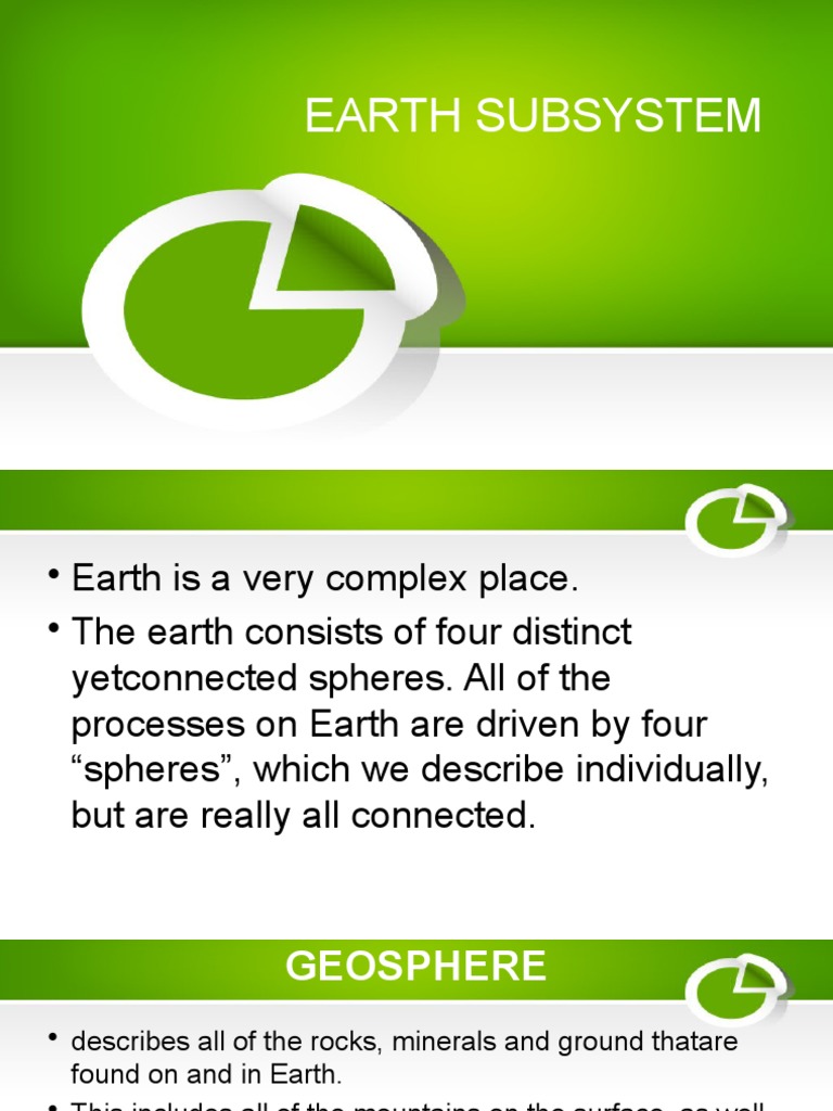 Earth Subsystem | PDF