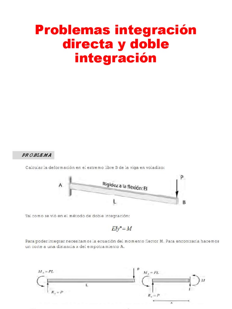 V Problemas Doble Integración PDF | PDF