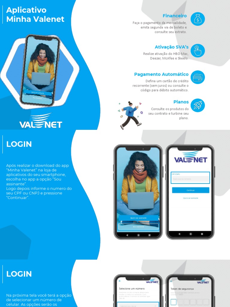 Manual App Minha Valenet 1 | PDF | Aplicativo para celular | Smartphone