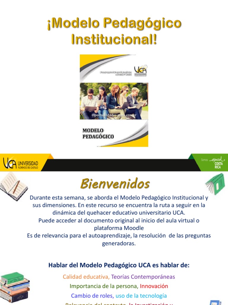 Modelo Pedagógico UCA | PDF | Aprendizaje | Constructivismo (filosofía de la educación)