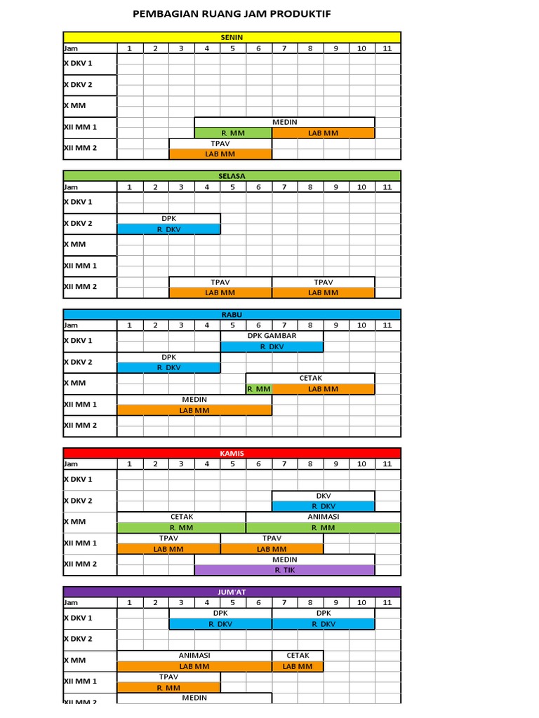 Pembagian Ruang | PDF