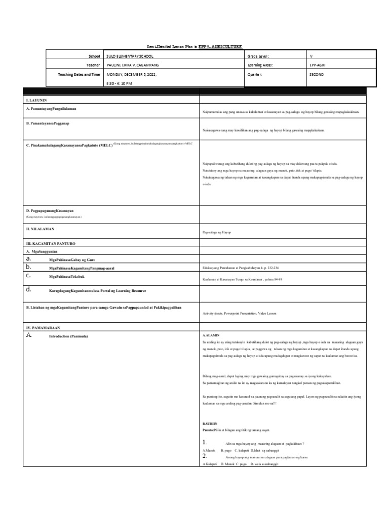 Epp 5 Cot 2 Q2 | PDF