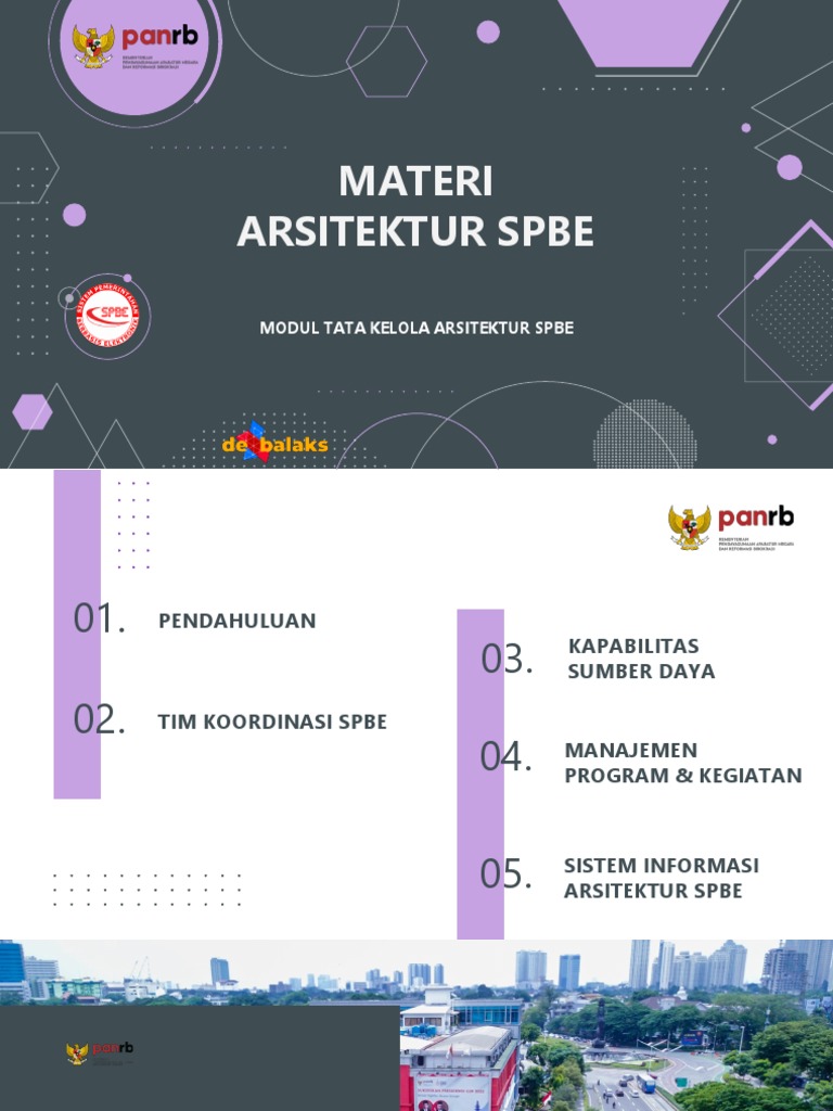 Arsitektur Spbe - Tata Kelola Arsitektur Spbe | PDF