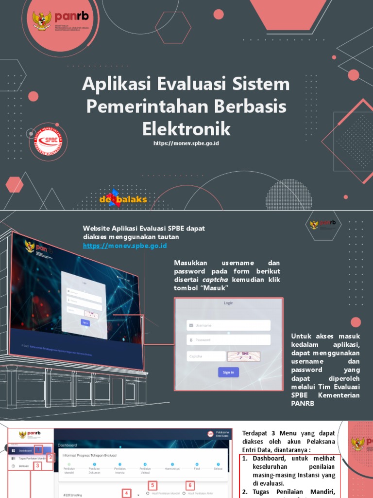 Tutorial Aplikasi Evaluasi Spbe 2022 | PDF