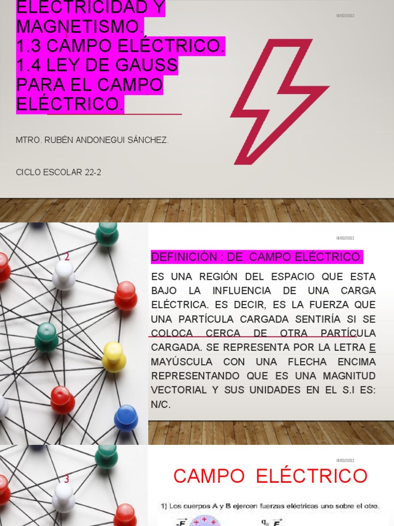 Campo Electrico PDF | PDF | Electricidad | Campo eléctrico