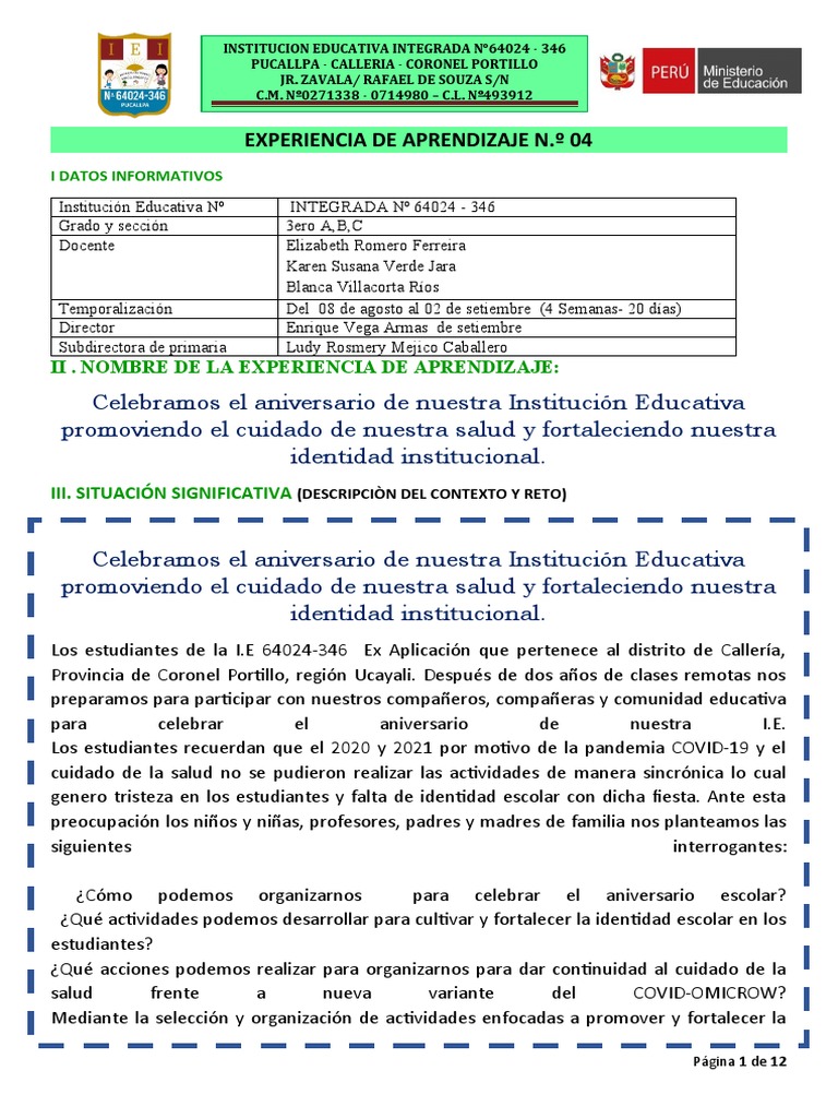 Experiencia de Aprendizaje 06 | PDF | Estadísticas | Investigación cuantitativa