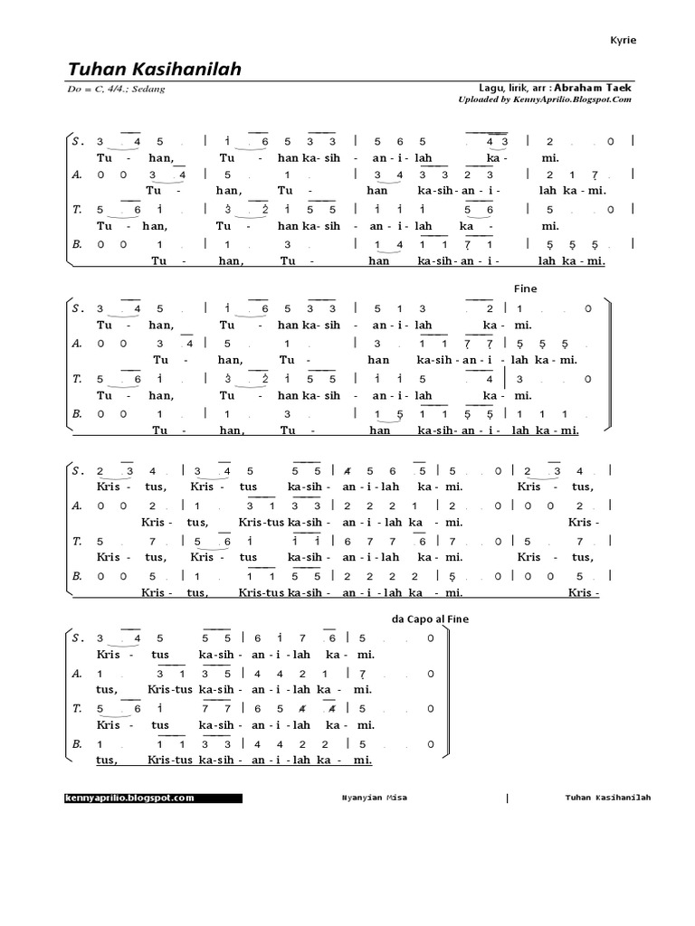 Natal - Tuhan Kasihani Kami | PDF