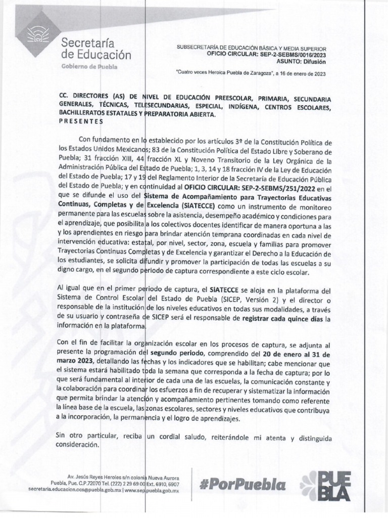 Circular 0016 PDF | PDF