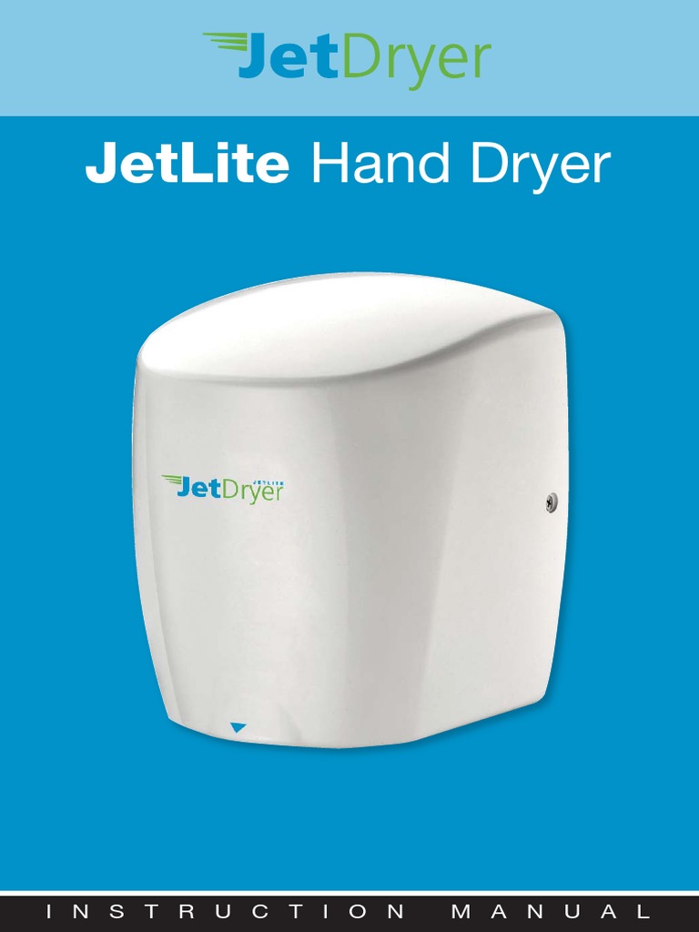 JetDryer JetLite Instruction Manual PDF | PDF | Clothes Dryer ...