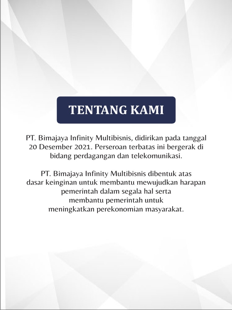 Bims Compro Isi | PDF | Bisnis | Pengelolaan Keuangan & Uang