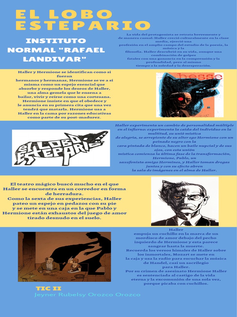 El Lobo Estepario y Sus Dualidades | PDF | Poesía | Clásicos