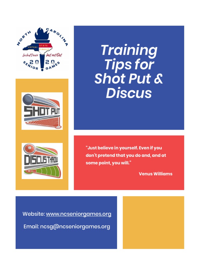 Shot Putand Discus Tips | PDF | Weight Training | Physical Fitness