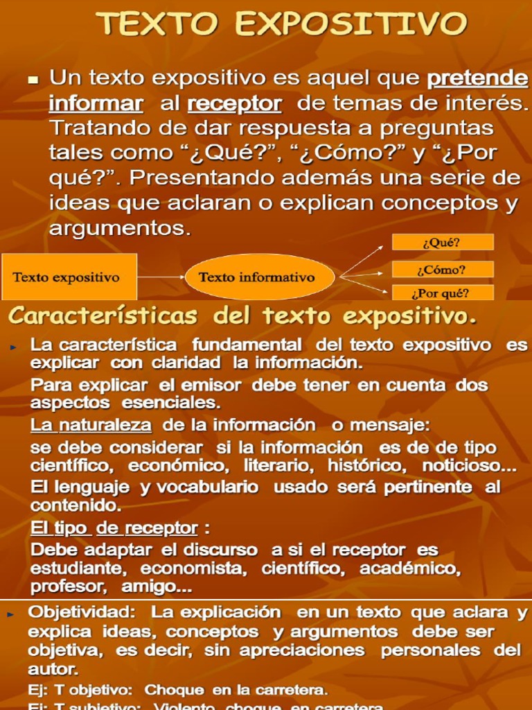 Texto Expositivo | PDF