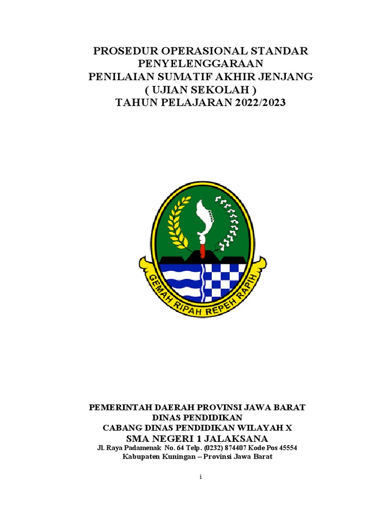 Pos Us Sman 1 Jalaksana | PDF