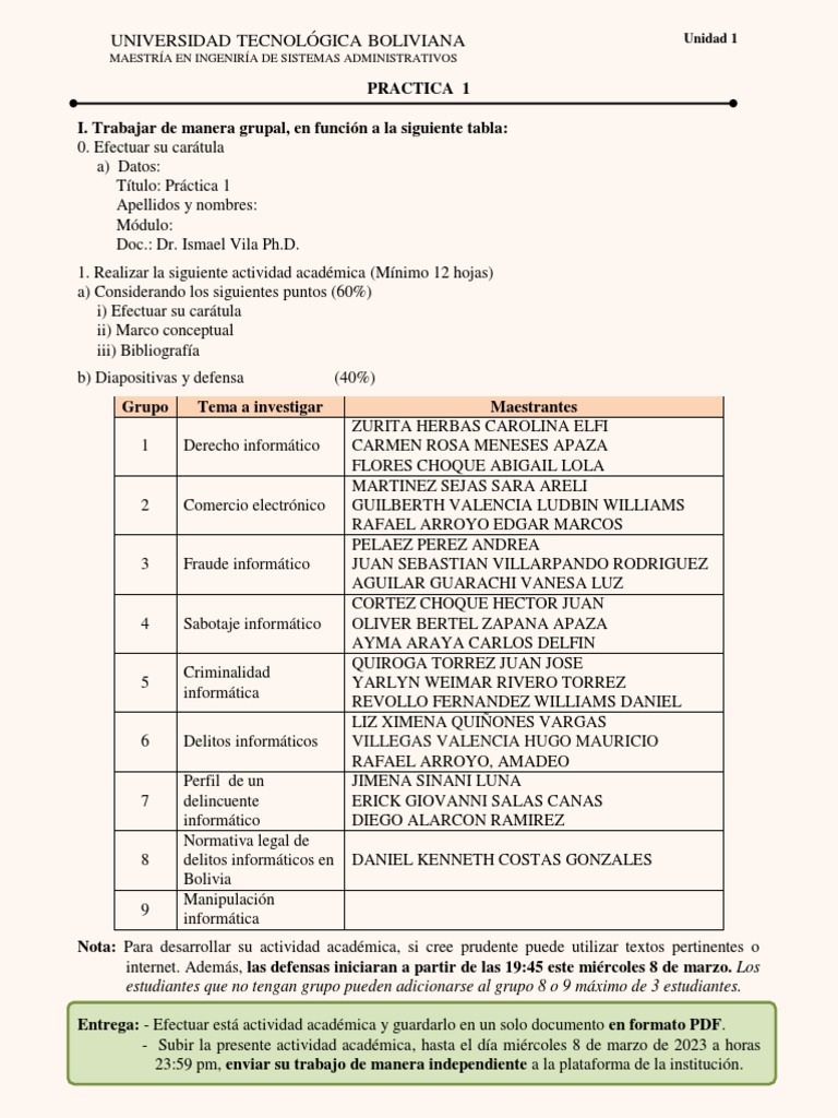 Practica Uno Pdf Descargar Gratis Pdf Informática