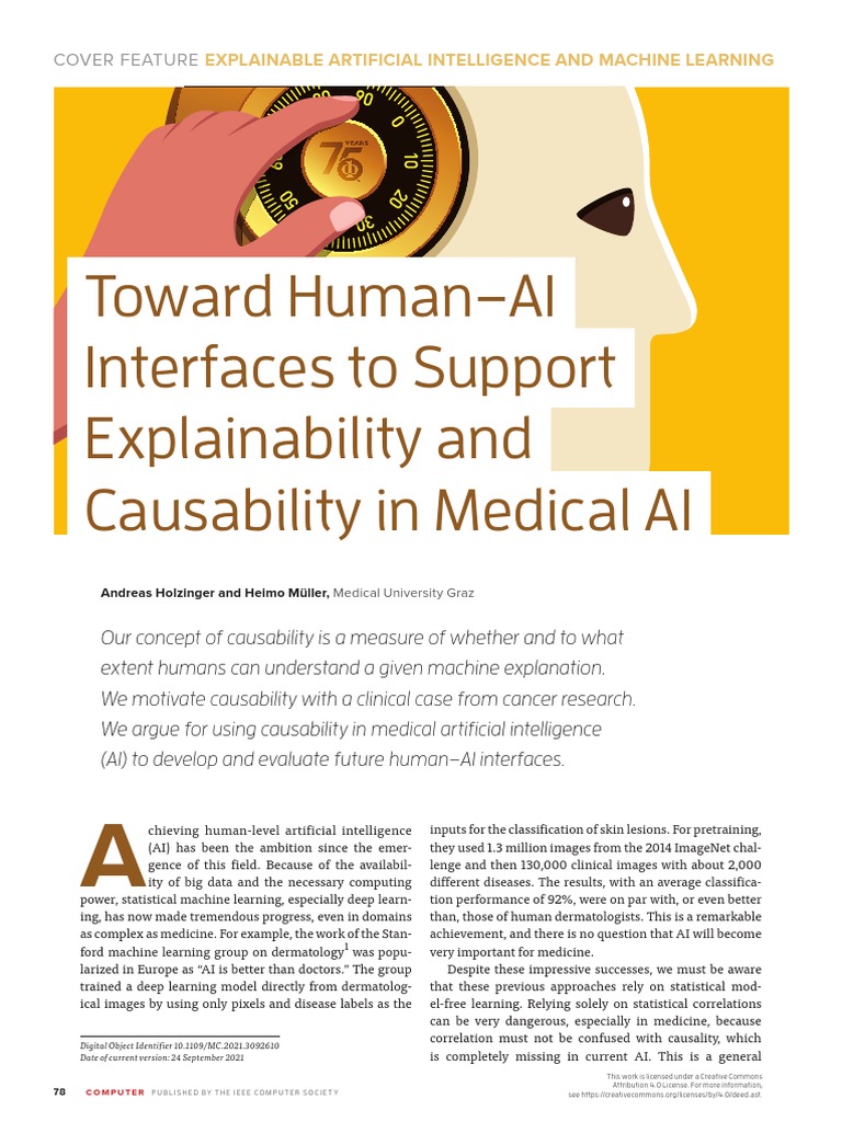 Toward Human-AI Interfaces Ro Support Explainability Ande Causability ...