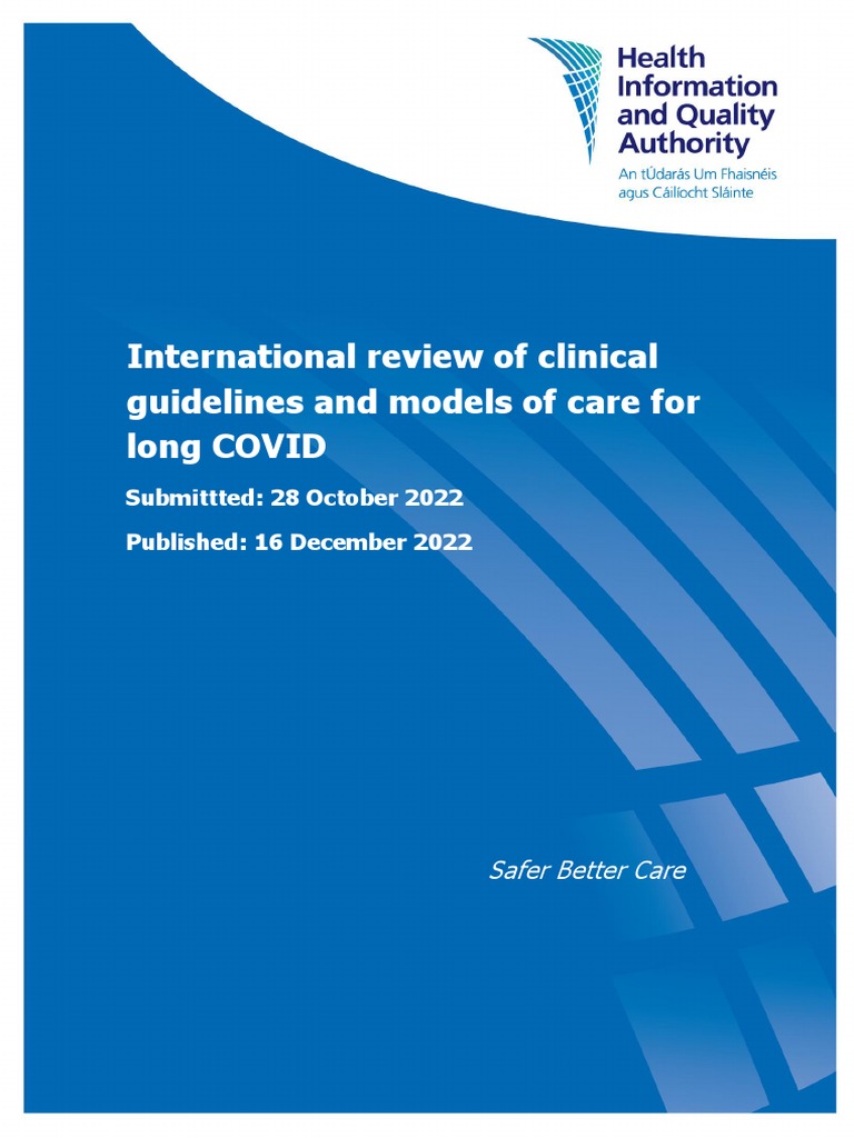 Long-COVID-international Guidelines-2023 | PDF | Physical Therapy ...