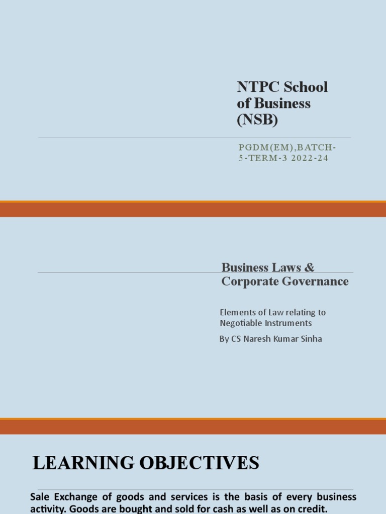 NSB-PGDM - (Em) - Batch-5 Term-3-2022-24-Blcg-Ppt-5-Law Relating To ... NSB-PGDM - (Em) - Batch-5 Term-3-2022-24-Blcg-Ppt-5-Law Relating To ...