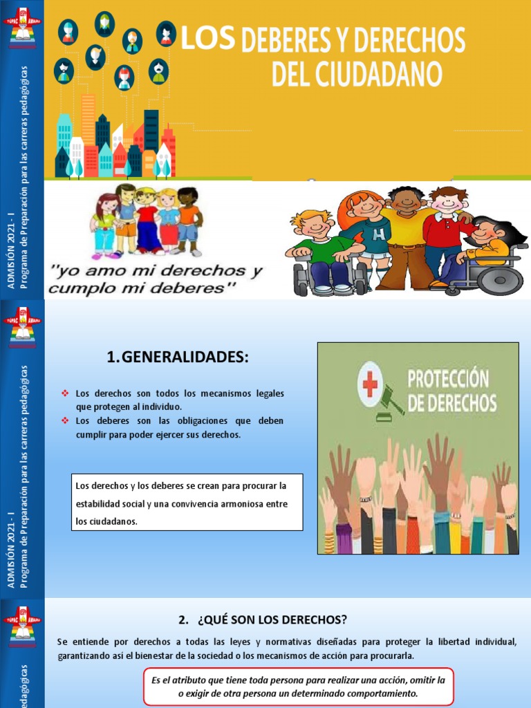 Derechos y Deberes del Ciudadano Peruano | PDF | Derechos | Libertad de ...