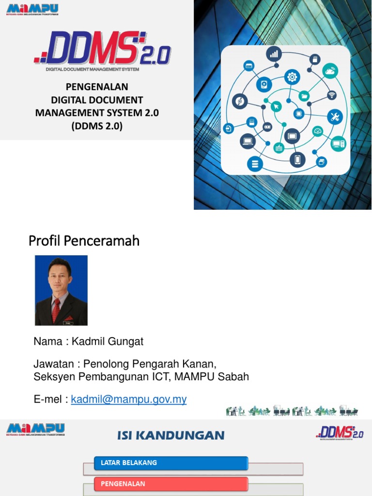 Taklimat Pengenalan DDMS 2.0 | PDF