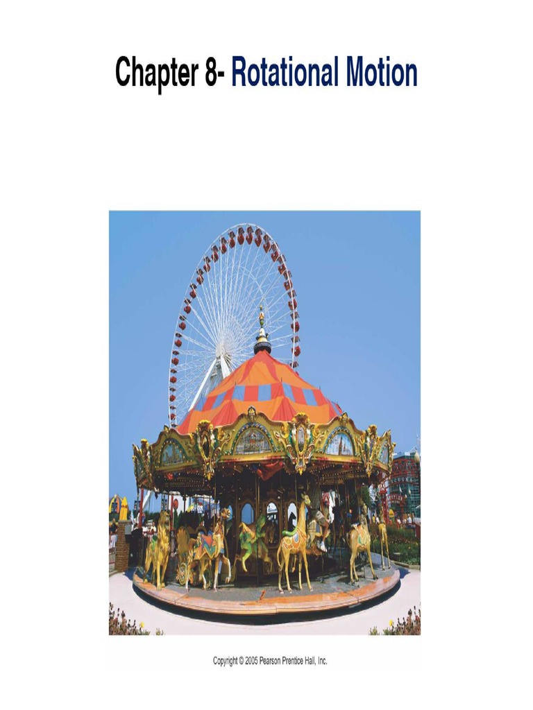Chapter 8 - Rotational Motion PDF | PDF