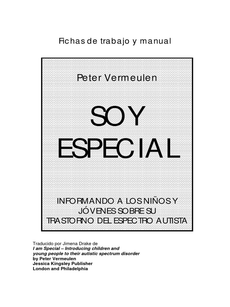 Soy Especial Cuaderno de Fichas de Peter Vermeulen 1 15 | PDF