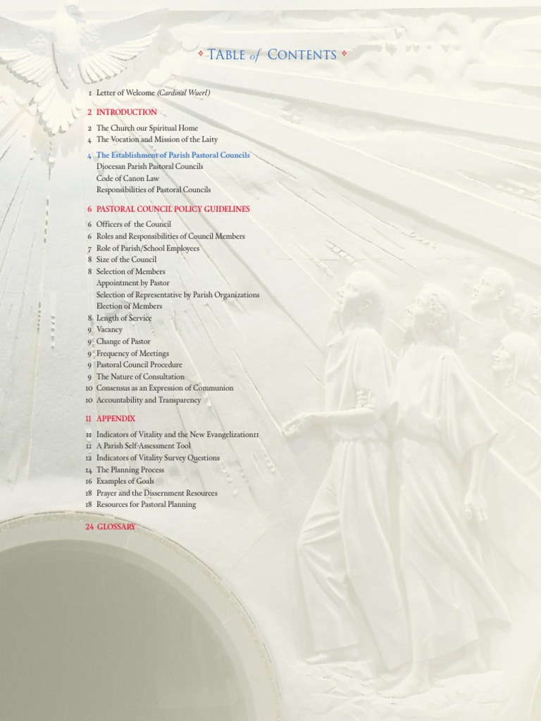 Guidelines For Parish Pastoral Councils 2013 | PDF | Catholic Church | Grace In Christianity