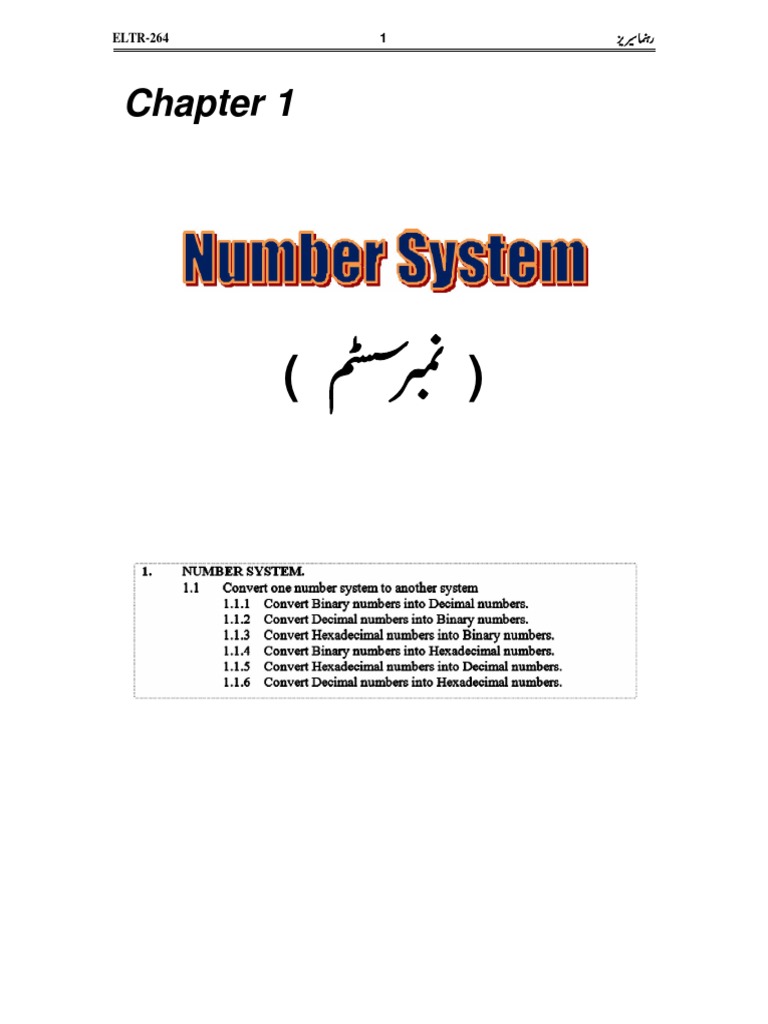ELTR - 264 - Digital Electronics PDF | PDF | Elementary Mathematics ...