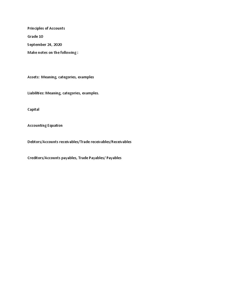 Principles of Accounts | PDF | Finance & Money Management