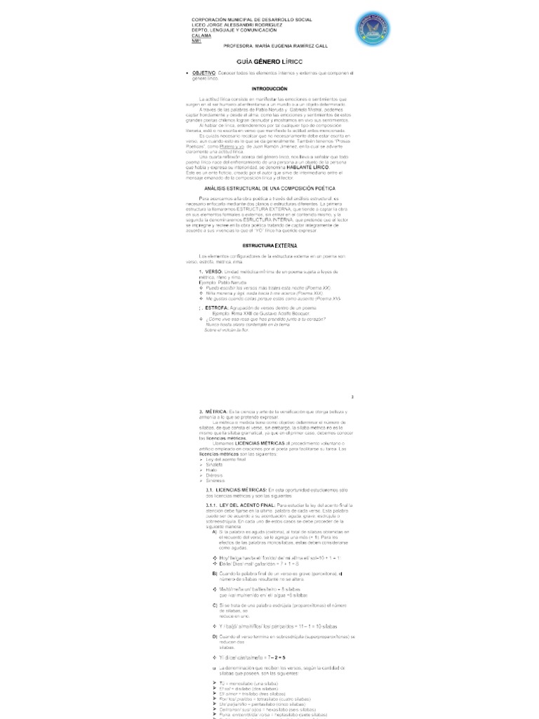 Análisis Estructura Interna y Externa | PDF