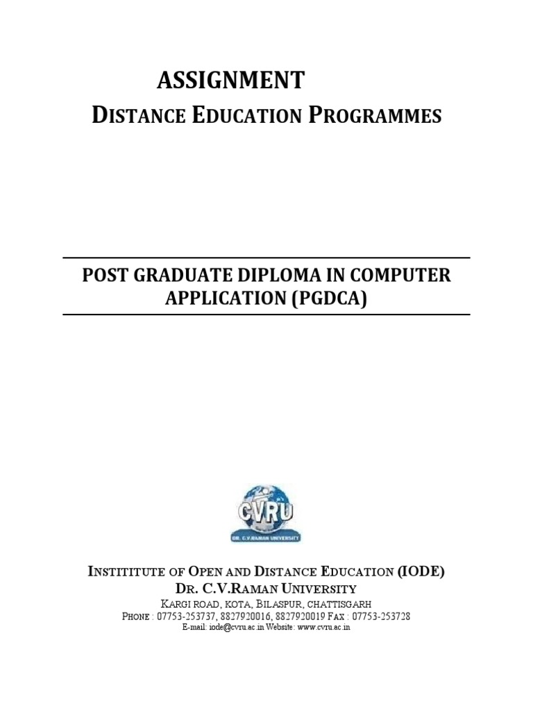 Assignment Pgdca | PDF | Computer Network | C++ Assignment Pgdca | PDF | Computer Network | C++
