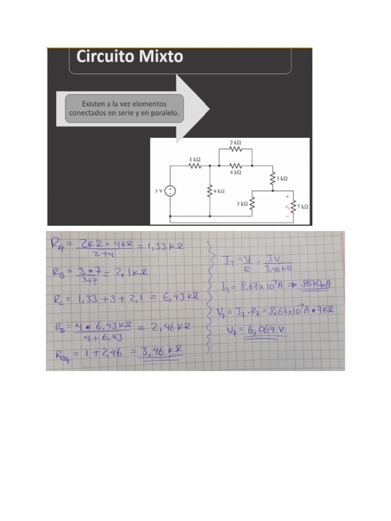 Circuitos Mixtos | PDF