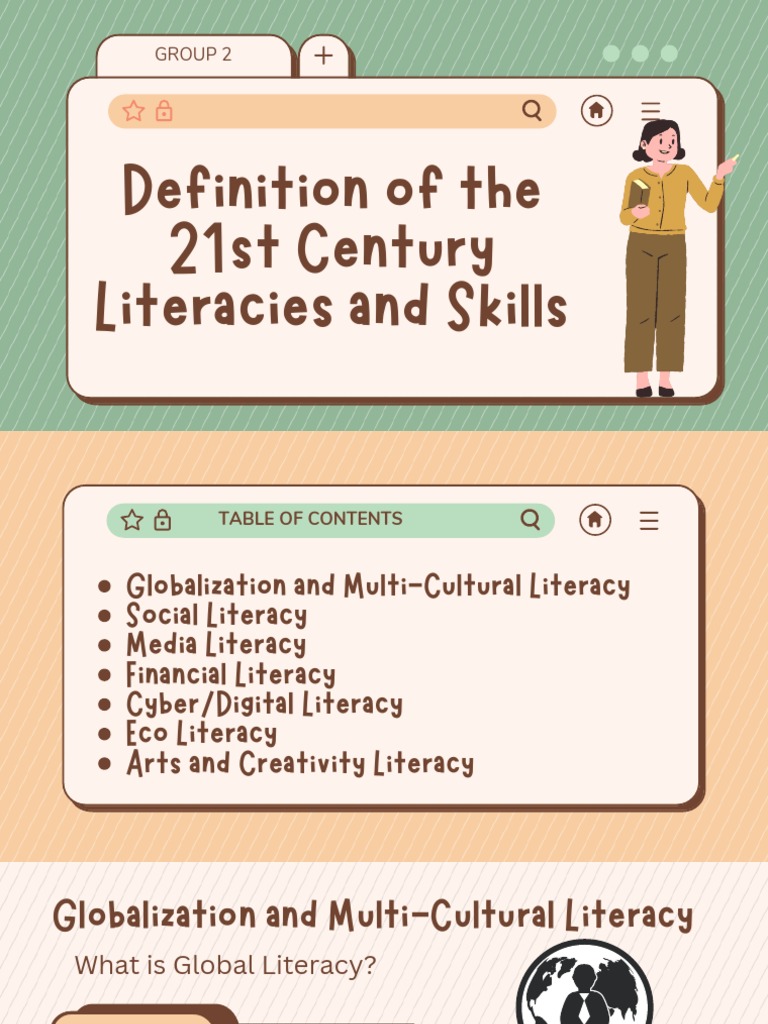 21st Century Literacy Definitions | PDF | Literacy | Media (Communication)