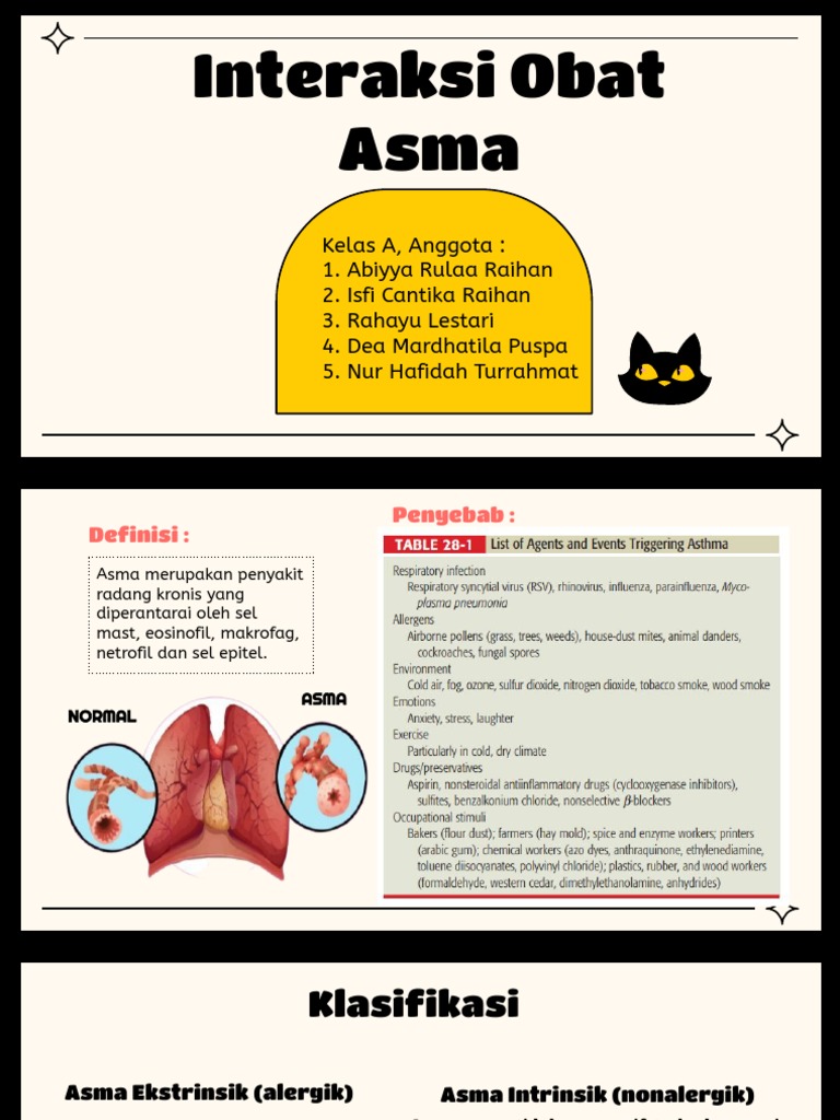 Interaksi Obat Asma dan Penanganannya | PDF | Kesehatan Holistik