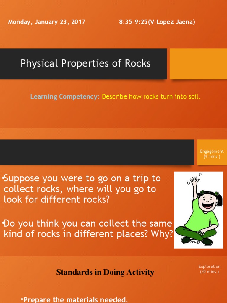Classifying Rocks by Physical Properties | PDF | Materials | Mineralogy