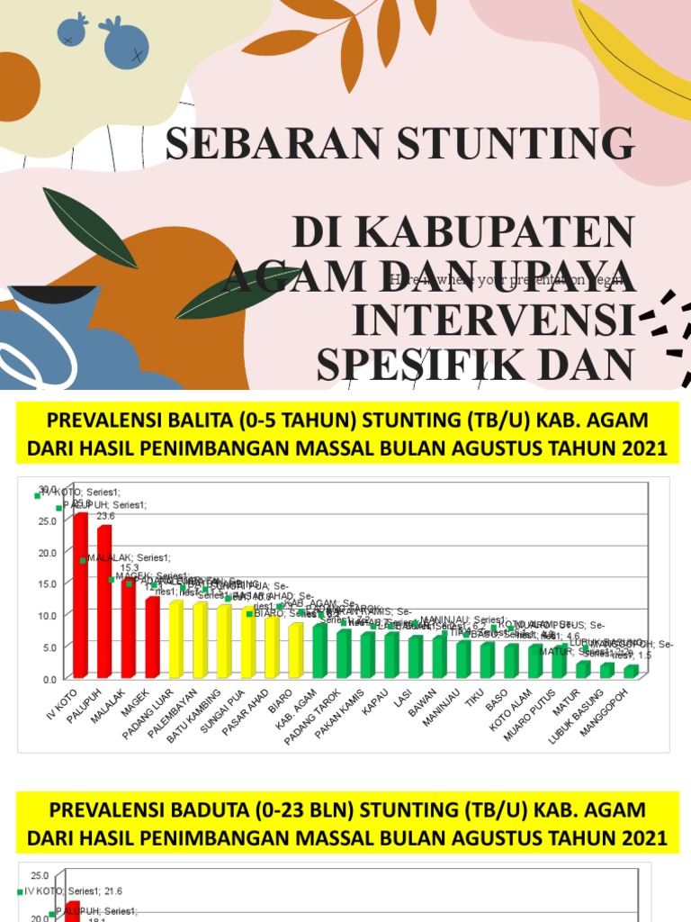 Paparan Dinkes Dalam Rembuk Stunting | PDF