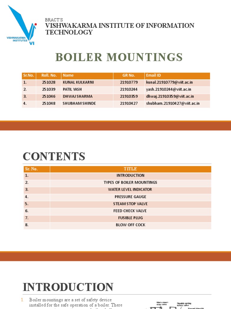 Boiler Mountings Overview and Types | PDF | Valve | Boiler