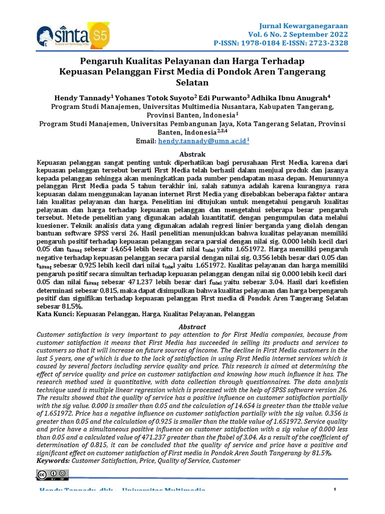 Contoh Article TA NANTI | PDF | Pengelolaan Keuangan & Uang