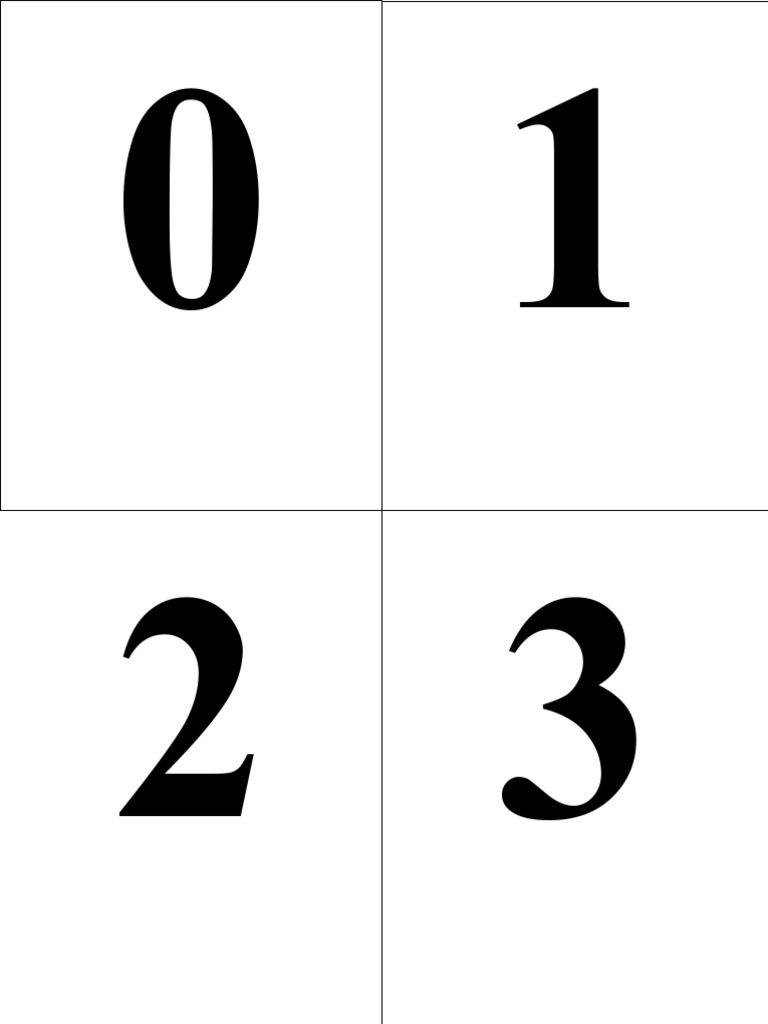 Numeros Rellenos y Lineas | PDF