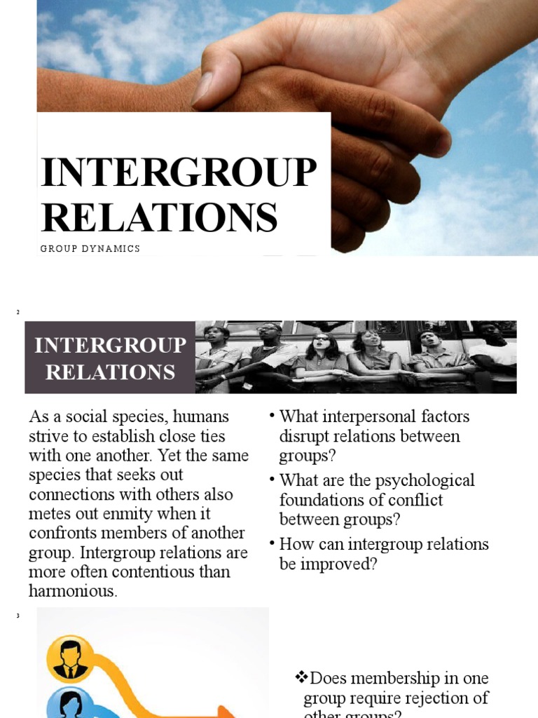 Intergroup Relations | PDF | Stereotypes | Aggression