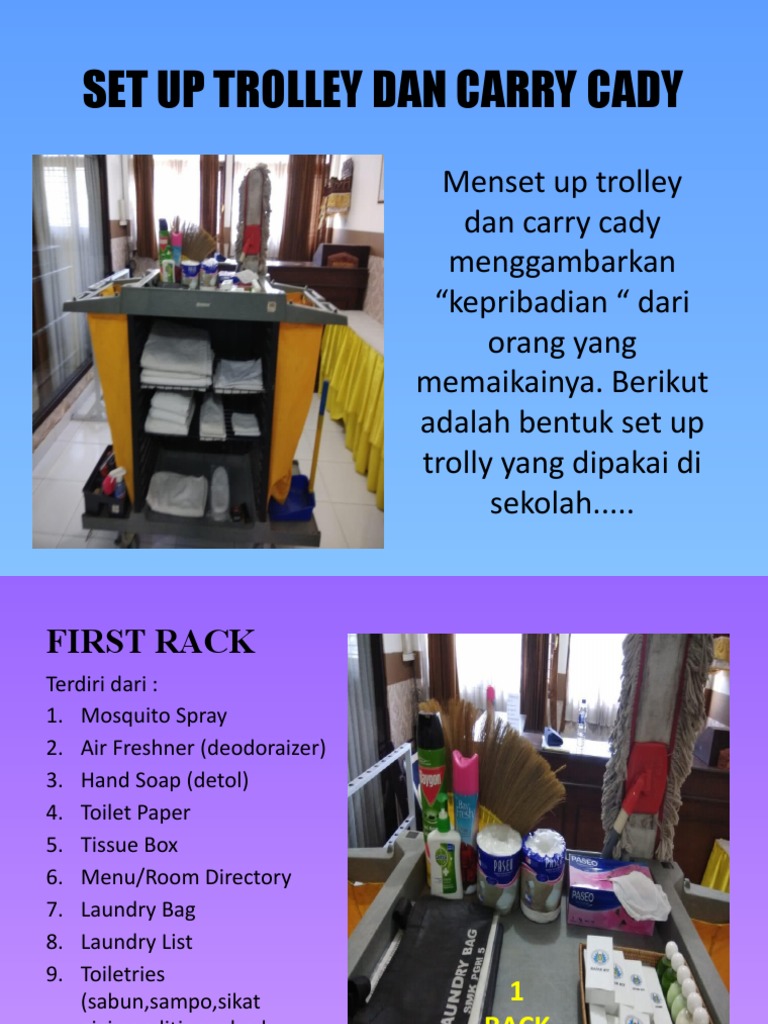 PP SET UP TROLLY DAN CARRY CADY | PDF