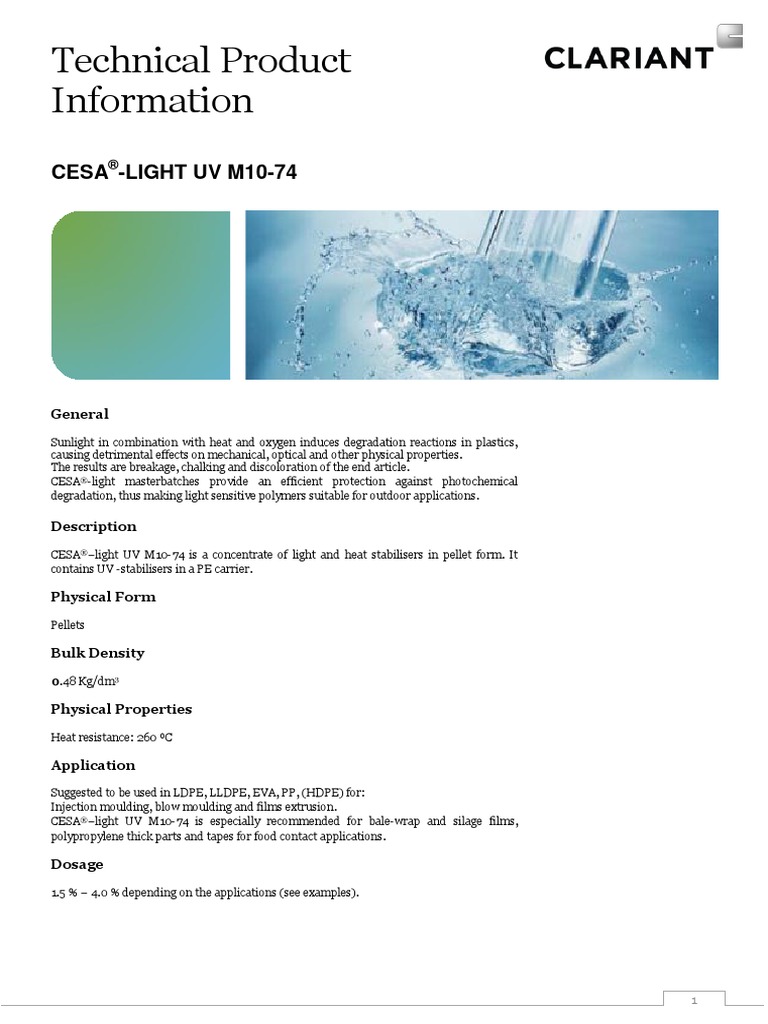 CESA-light UV M10-74 - REV02 PDF | PDF | Ultraviolet | Secondary Sector ...