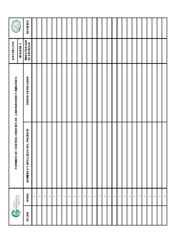 Control de Órdenes de Laboratorio | PDF