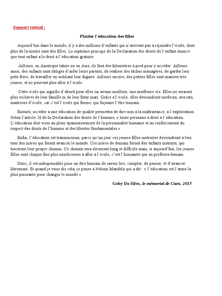 CE 2as Le Palidoyer | PDF