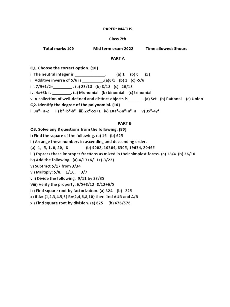 Hina Math Word | PDF