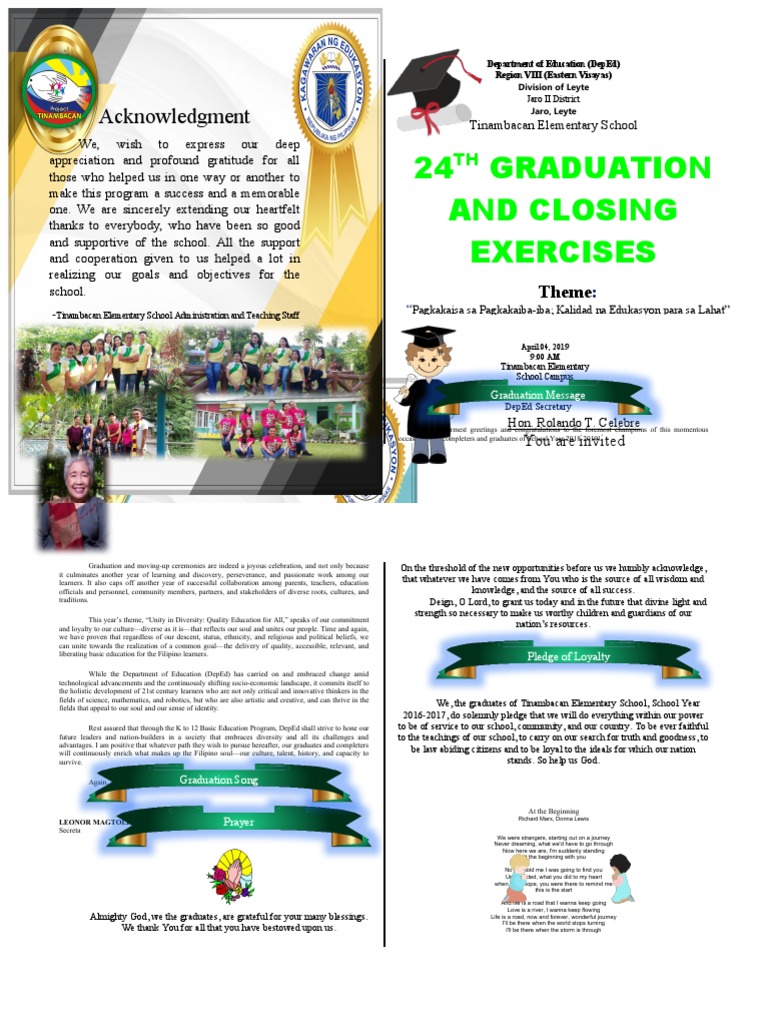2019 Final Graduation Program | PDF