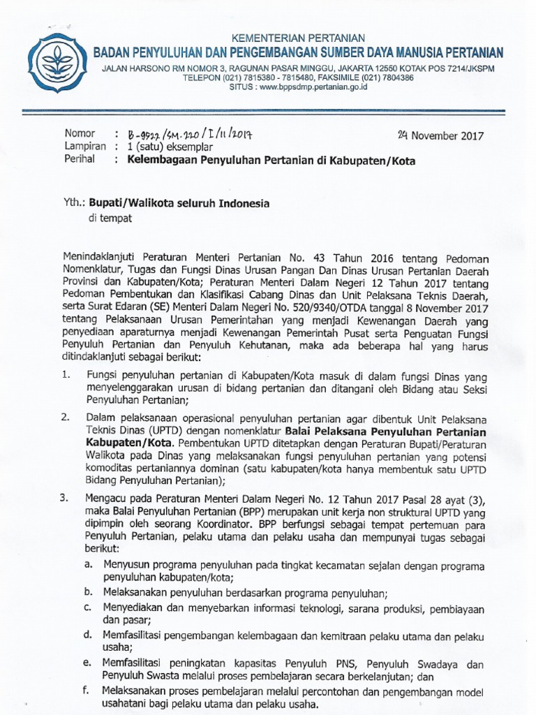 Surat UPTD - 1 PDF | PDF