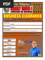 Barangay Resolution 10 2022 BDRRMO Dream Plan 2023 2025 | PDF