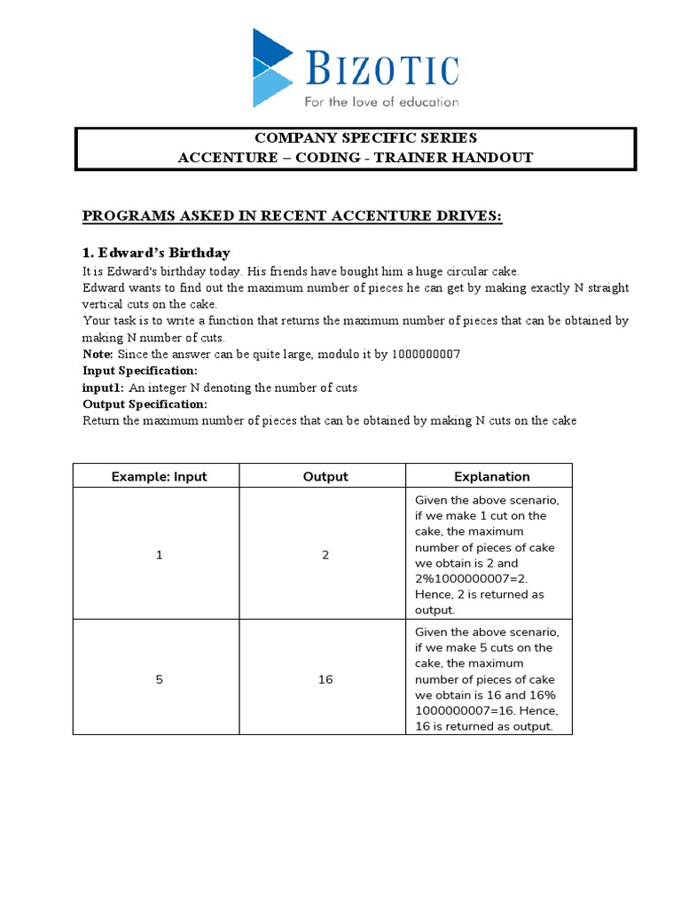 Accenture Coding Handout | PDF | Parameter (Computer Programming) | Body Mass Index